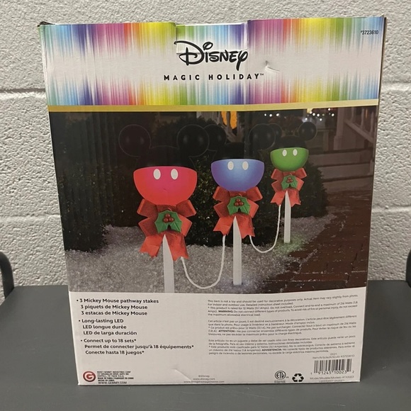 Disney | Holiday | Disney Magic Holiday Mickey Mouse Led Pathway Lights ...